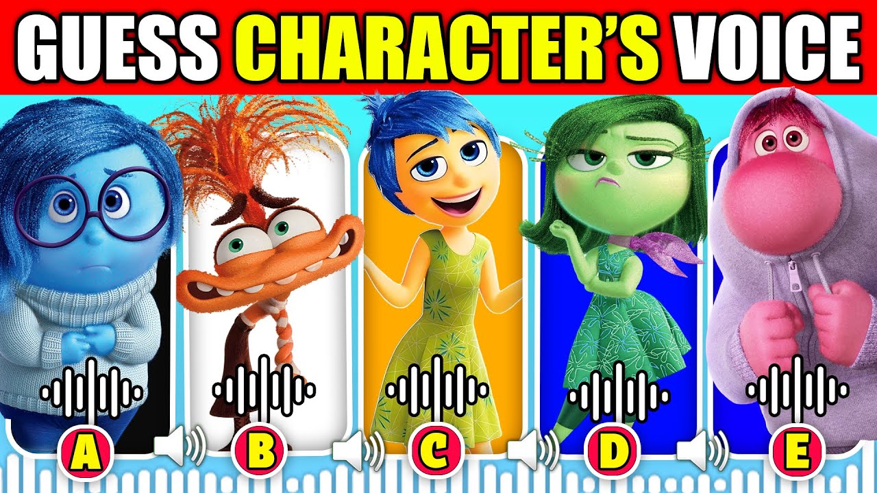 IMPOSSIBLE 🔊 Guess The VOICE! | Inside Out 2 Movie | Anxiety, Joy ...