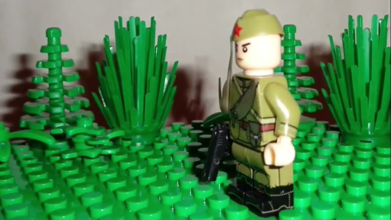 Локальный бой ww2 ( LEGO анимация ) Local battle WW2 ( LEGO Animation ...