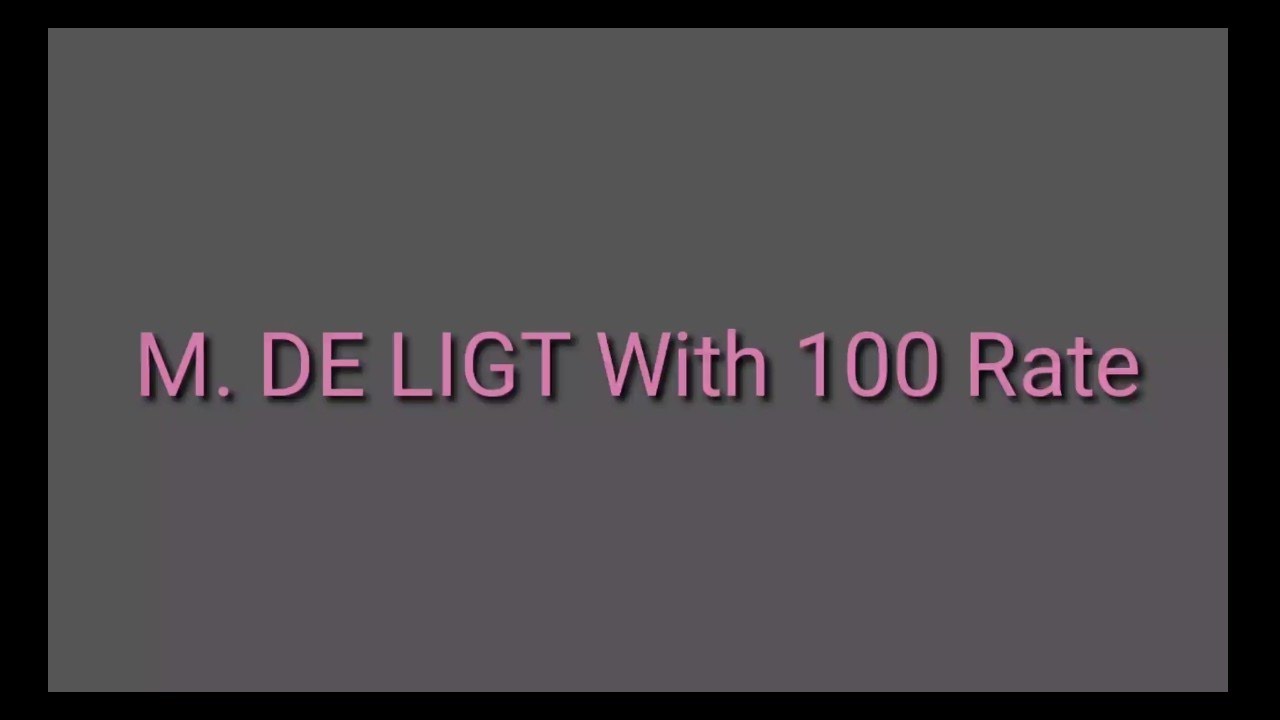 M. DE LIGT||Player Details of M. DE LIGT With 100 Rate||PES 2020 Mobile ...