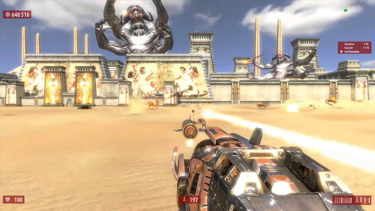 Serious Sam HD Serious Carnage mod - Dunes action - YouTube