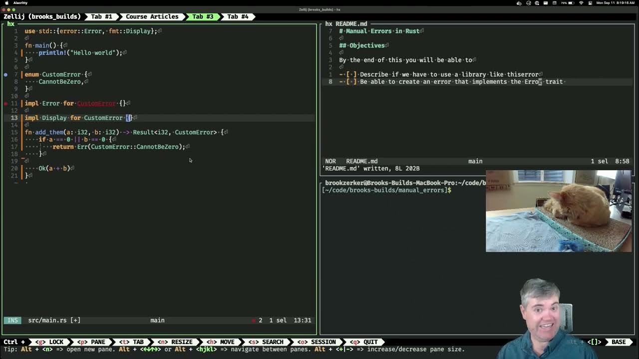 creating your own errors in rust may be easier than you think - YouTube