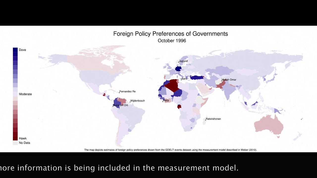 The Hawk-Dove Foreign Policy Preferences of Governments, 1979 to 2014 ...
