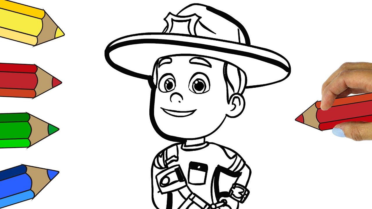 🔴 How to Draw RANGER ROB Step By Step| How to draw Ranger Rob ...