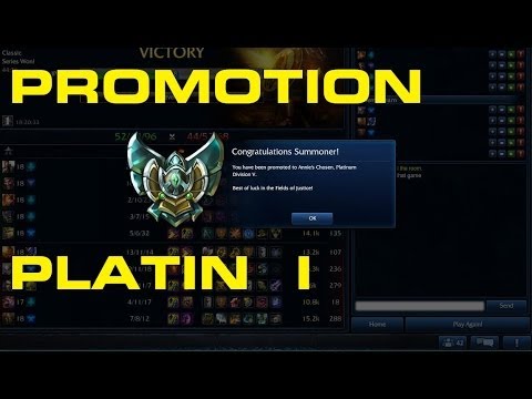 LoL: Promotion zu Platin 1 - Thresh Support [Game 1] - YouTube