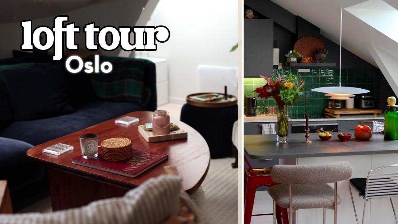 Home tour | Inside my cosy Central Oslo loft apartment - YouTube