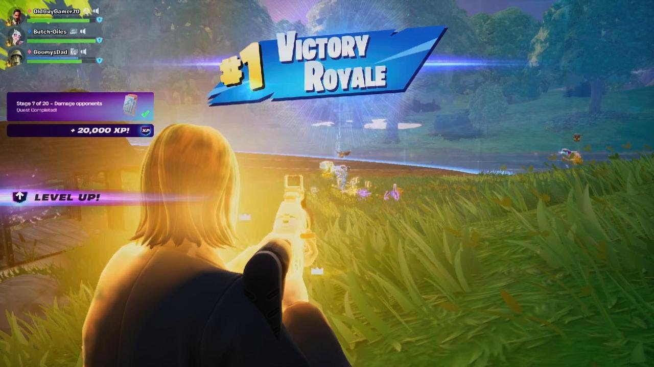 Fortnite OLDGUYGAMER IGNORES A DOWNED BUTCH-GILES TO BE AGRESSIVE FOR ...
