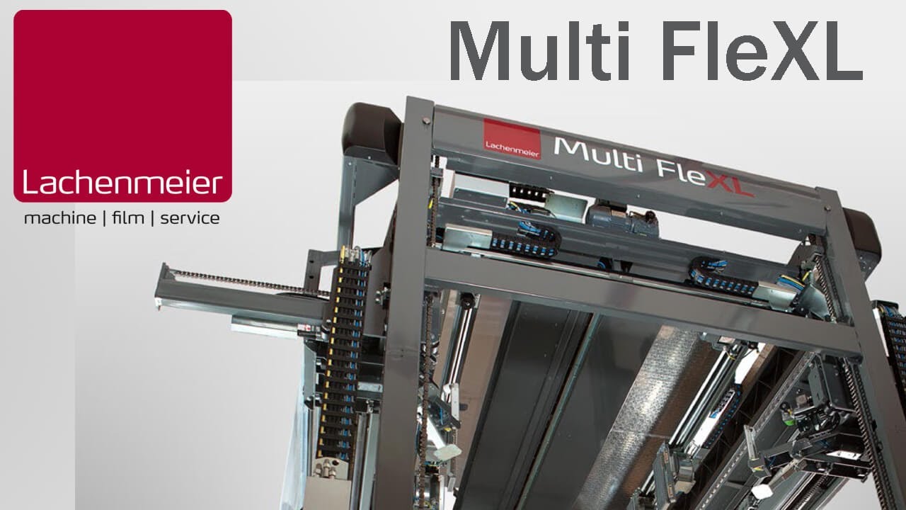 Стретч-худ машина Lachenmeier Multi FleXL, FAT-Test, Дания - YouTube