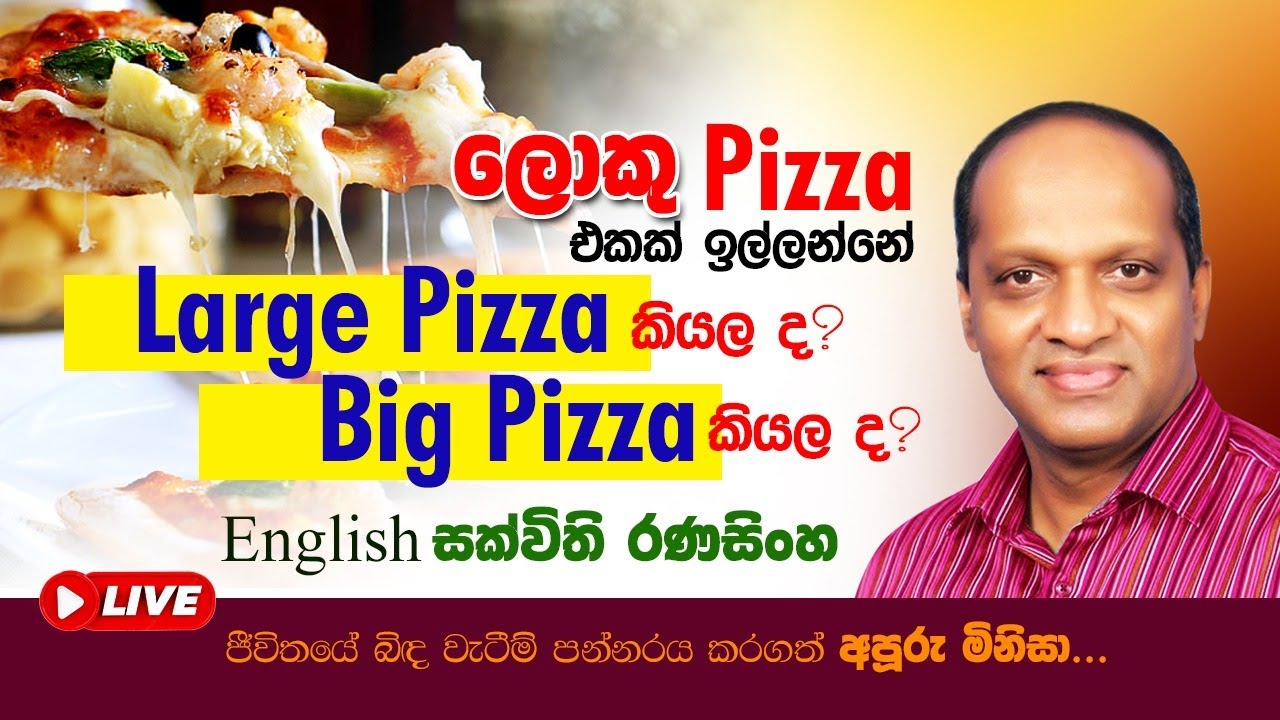 Sakvithi#English#grammar#large and big - YouTube