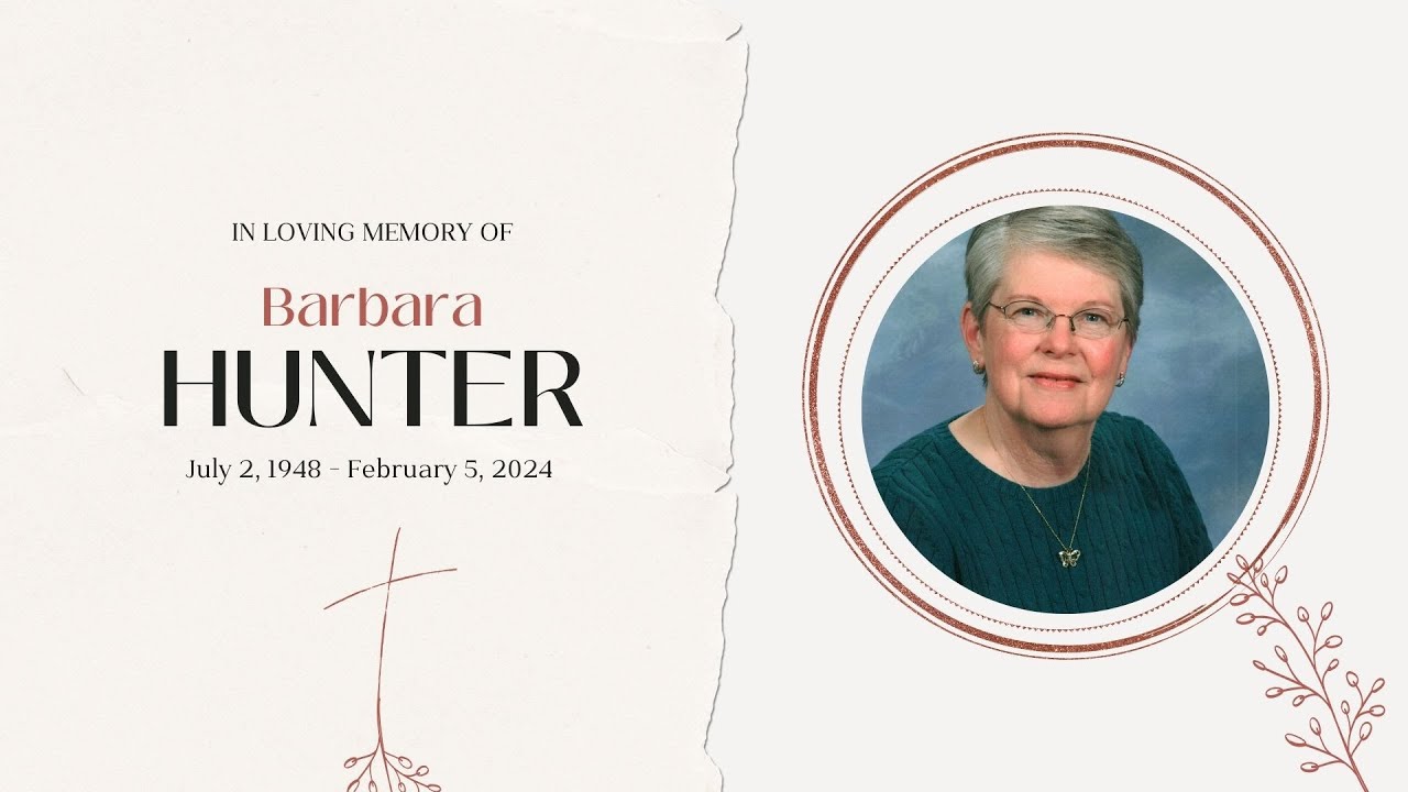 2.9.24 Barbara Hunter Service - YouTube