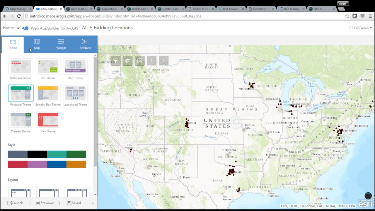 LBS TTEC Map Manager 3 Web Map - YouTube