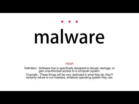 How to pronounce malware - Vocab Today - YouTube