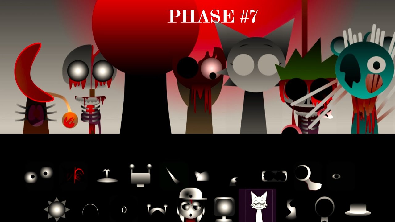 INCREDIBOX Srunki Phase 7 🤣horror mod Music mix raddy, Clukr, Fun Bot ...