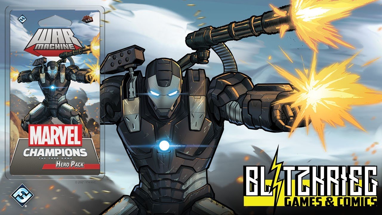War Machine Hero Pack Expansion Unboxing Marvel Champions Card Game ...