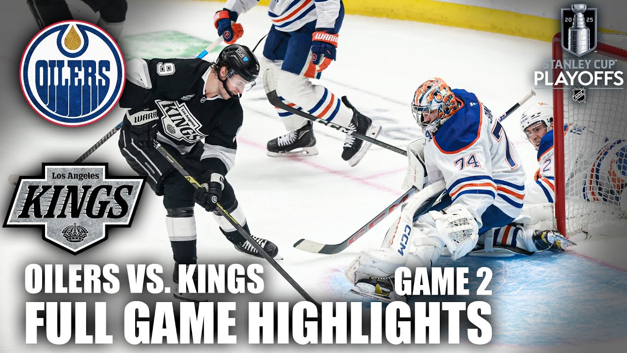 1st Round: Edmonton Oilers vs. Los Angeles Kings Game 2 | Full Game ...