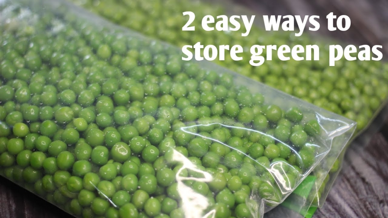 2 Easy Ways To Store Green Peas |How to Store Green Peas | हरे मटर को ...