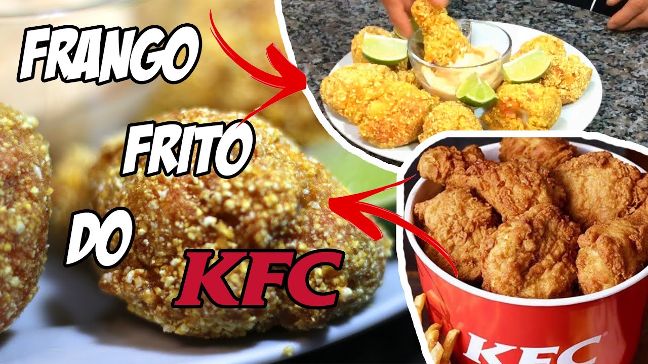 COMO FAZER FRANGO FRITO DO KFC - YouTube