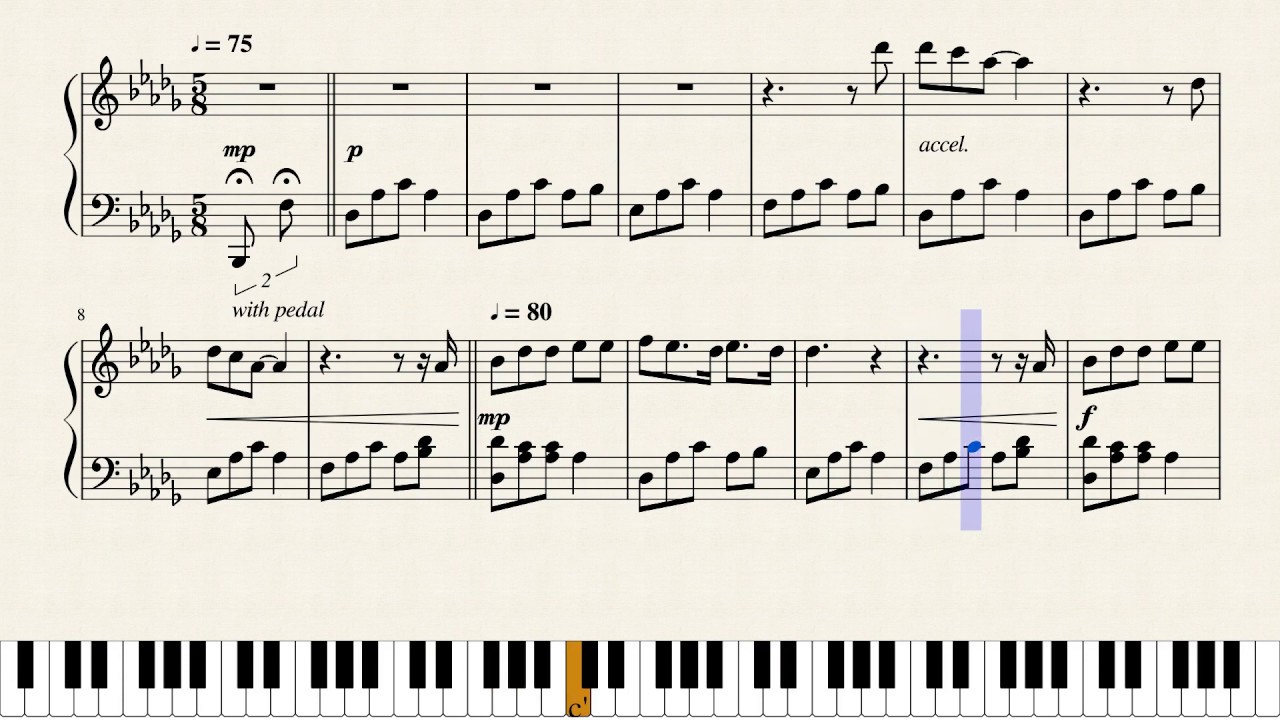 Short Piano Piece 3 - YouTube
