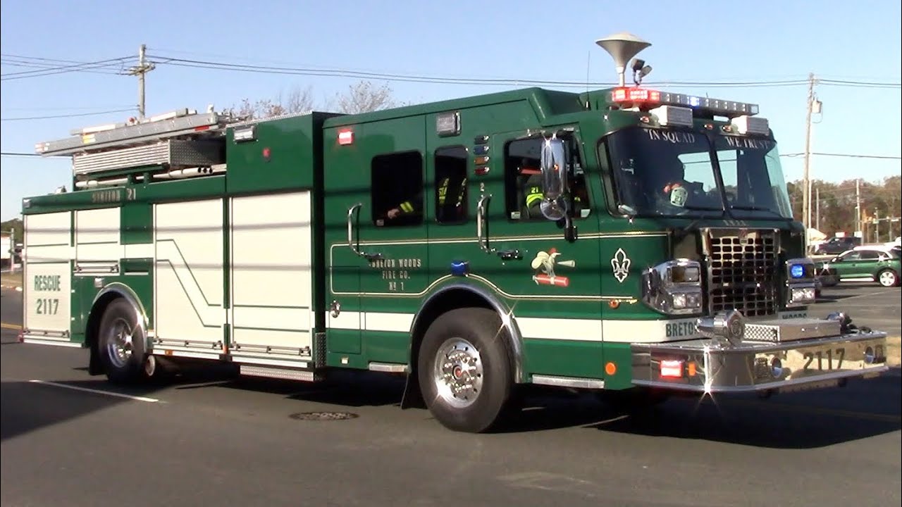 Brick Twp Brenton Woods Fire Company Rescue Engine 2117 Responding 11 ...
