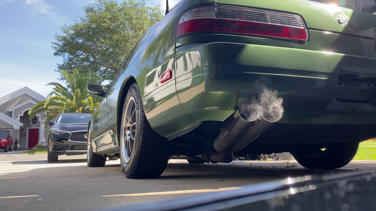 240sx s13 cold start and revs - YouTube