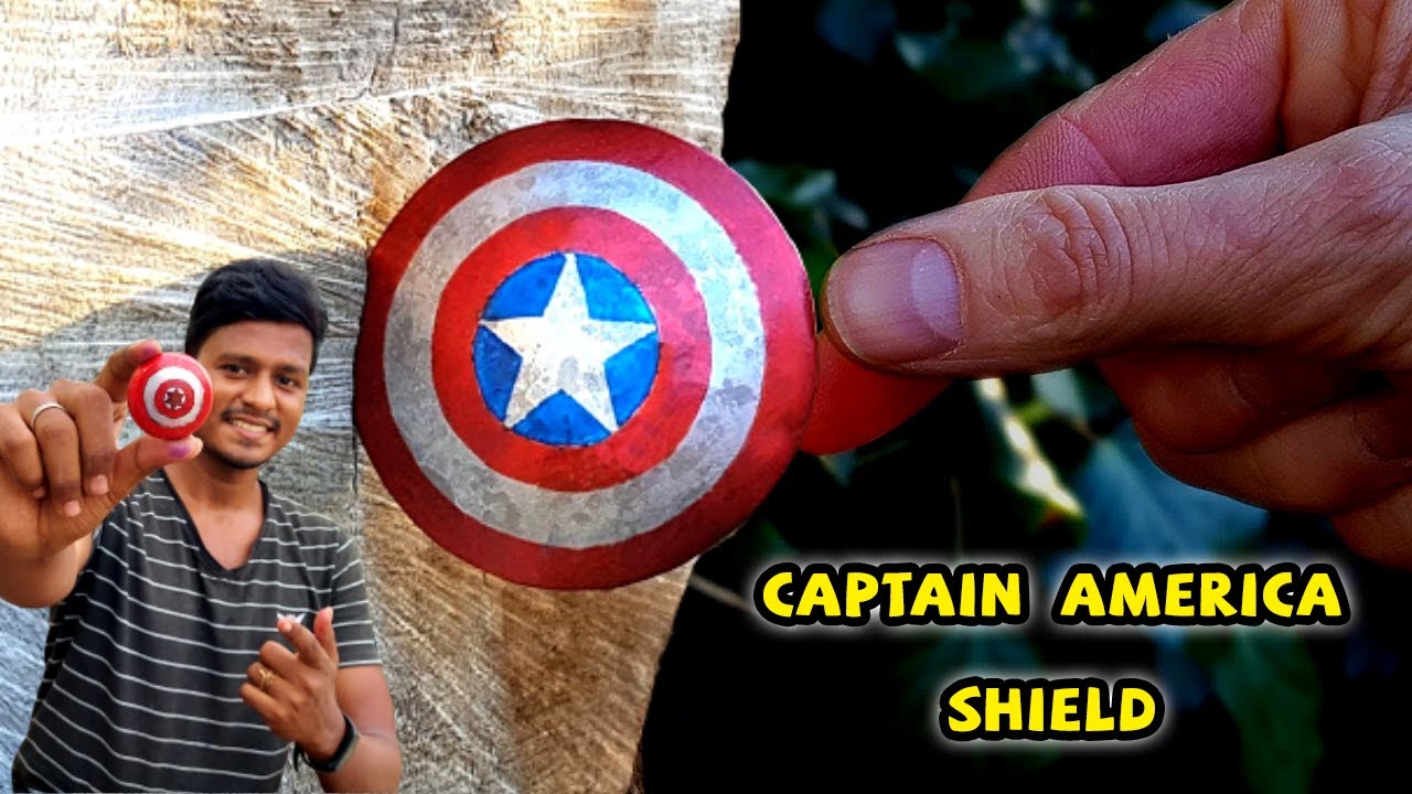 World Smallest Captain America Shield Making |கேப்டன் அமெரிக்கா SHIELD ...
