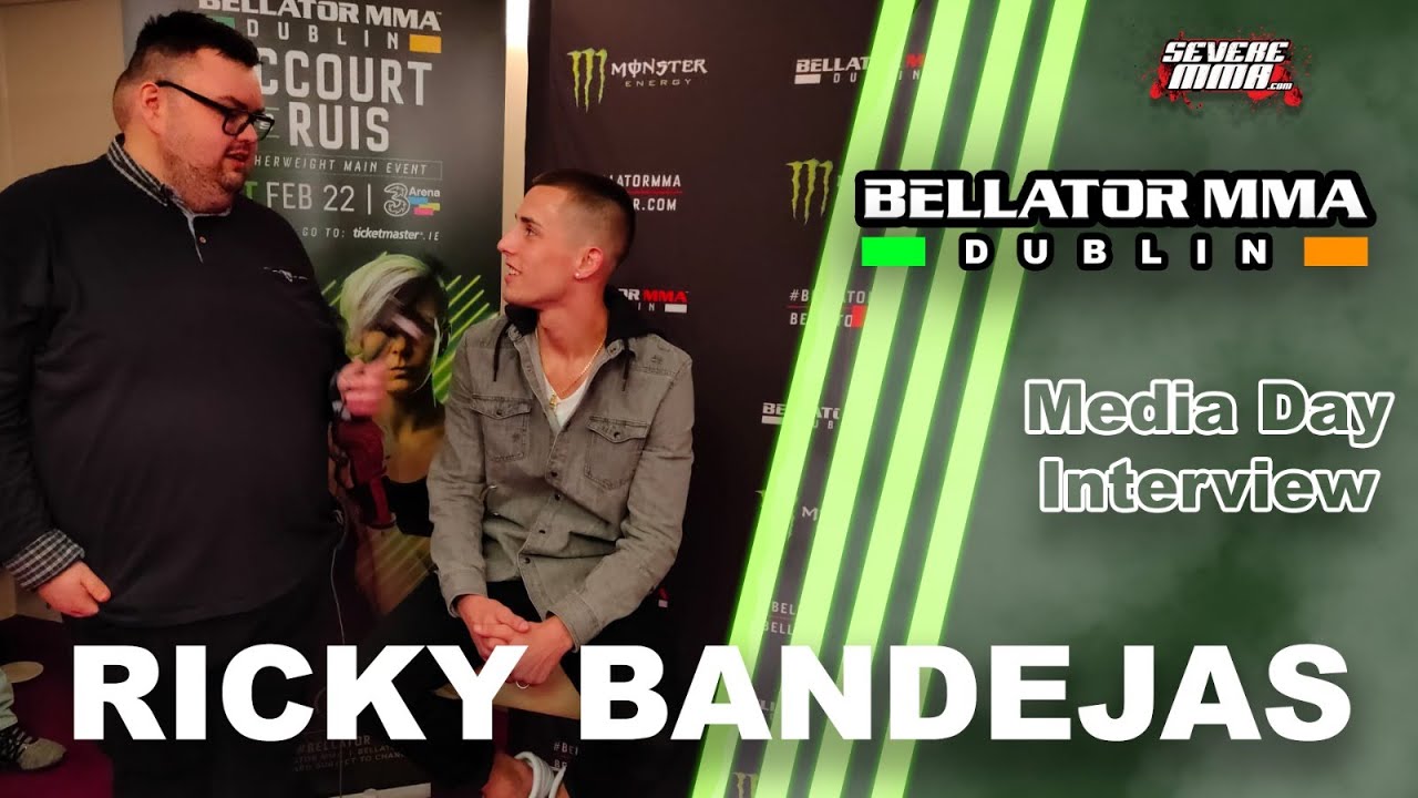 Interview with Ricky Bandejas at the Bellator Dublin media day - YouTube