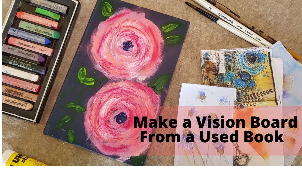 Make a Vision Board from an Old Book: Easy Inspiration You Can Carry ...