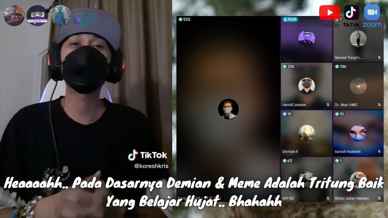 Heaaaahh.. Pada Dasarnya Demian & Meme Adalah Tritung Baik Yang Belajar ...
