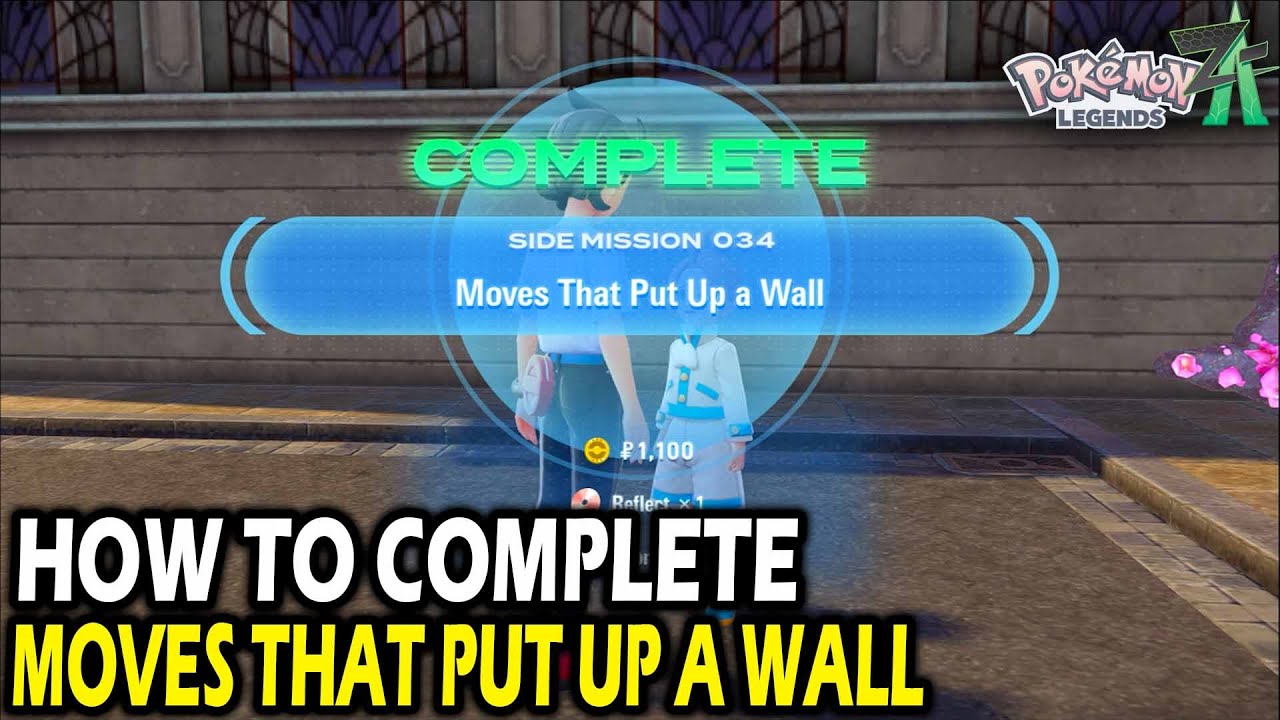 How to Complete Moves That Put Up a Wall on Pokemon Legends ZA (Side ...