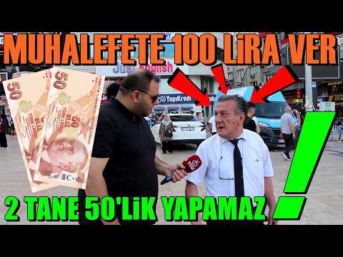 Ya Hakem Şike Yapıyorsa | Muhalefet 100 lirayı İki 50'lik Yapamaz | Sokak Röportajı