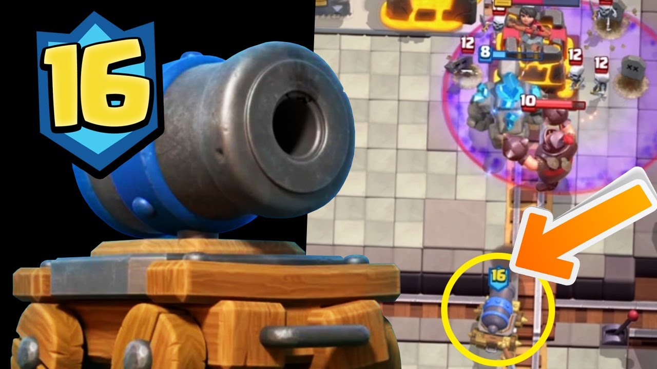 level 16 cannon cart is broken - Clash Royale Esat Sacli - YouTube