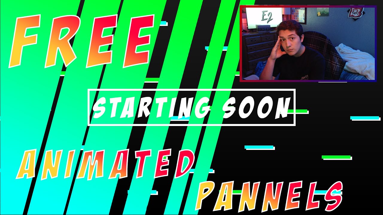 FREE Animated Panels For Streamers! Free Panels + Photoshop and After ...