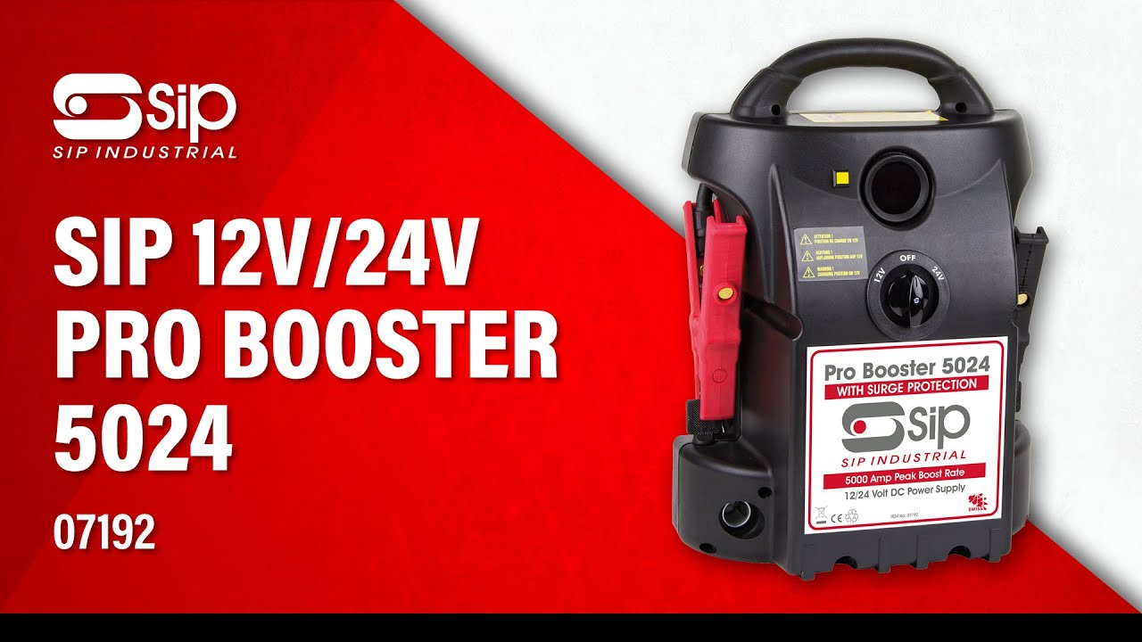 SIP | 07192 12v/24v Pro Booster 5024 - YouTube