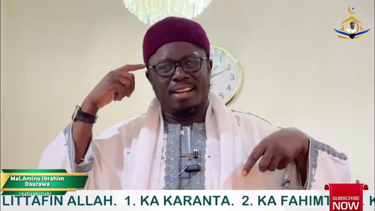 Fassarar Khutbah : | Sheikh Aminu Ibrahim Daurawa {Hafizahullah} - YouTube