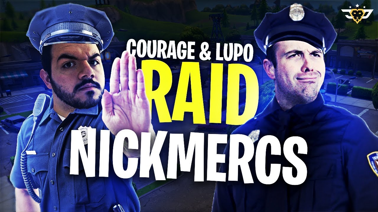 COURAGE AND LUPO RAID NICK MERCS?! DRUNK STREAM! (Fortnite: Battle ...