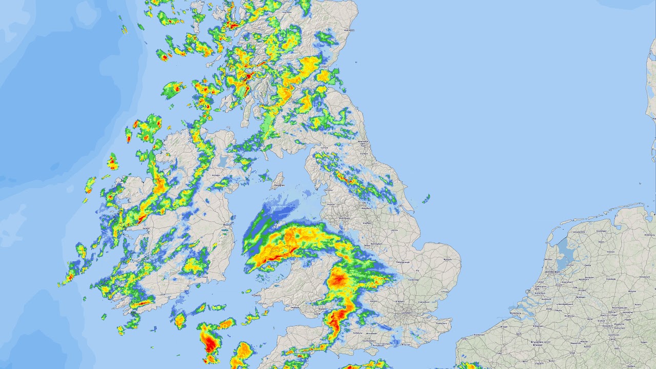 UK Rain Radar - 2020/02/10 - YouTube