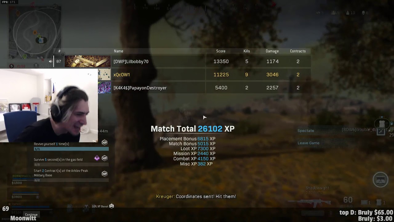 XQC - Your Average Cod lobby - YouTube