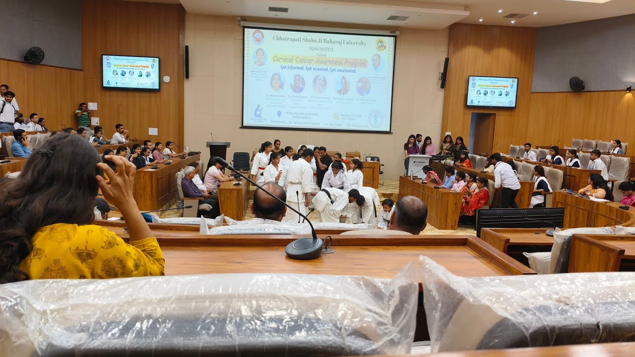 CSJMU kanpur self defence practice senate hall | #csjmu # ...