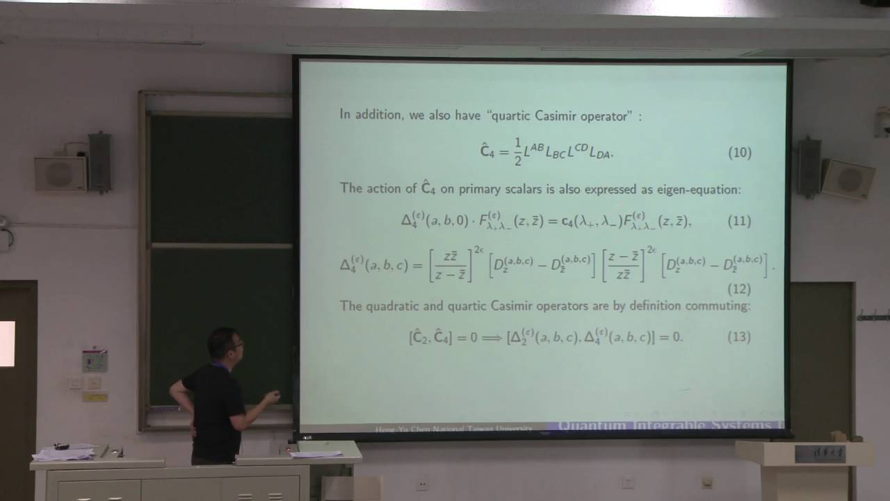 Strings 2016 0804 Parallel Session 2 Heng Yu Chen - YouTube