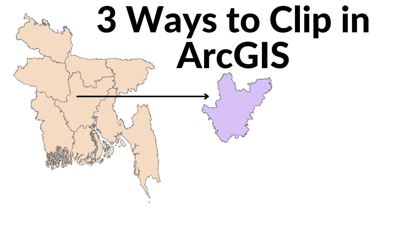 Geoprocessing Clip Vector in ArcGIS - YouTube