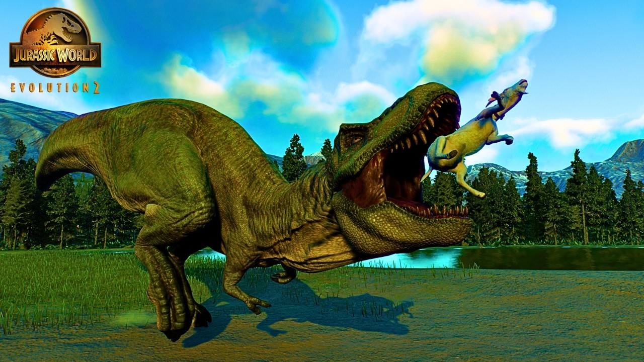 10 T-Rex live in the same Low-Secuirty Habitat! - YouTube