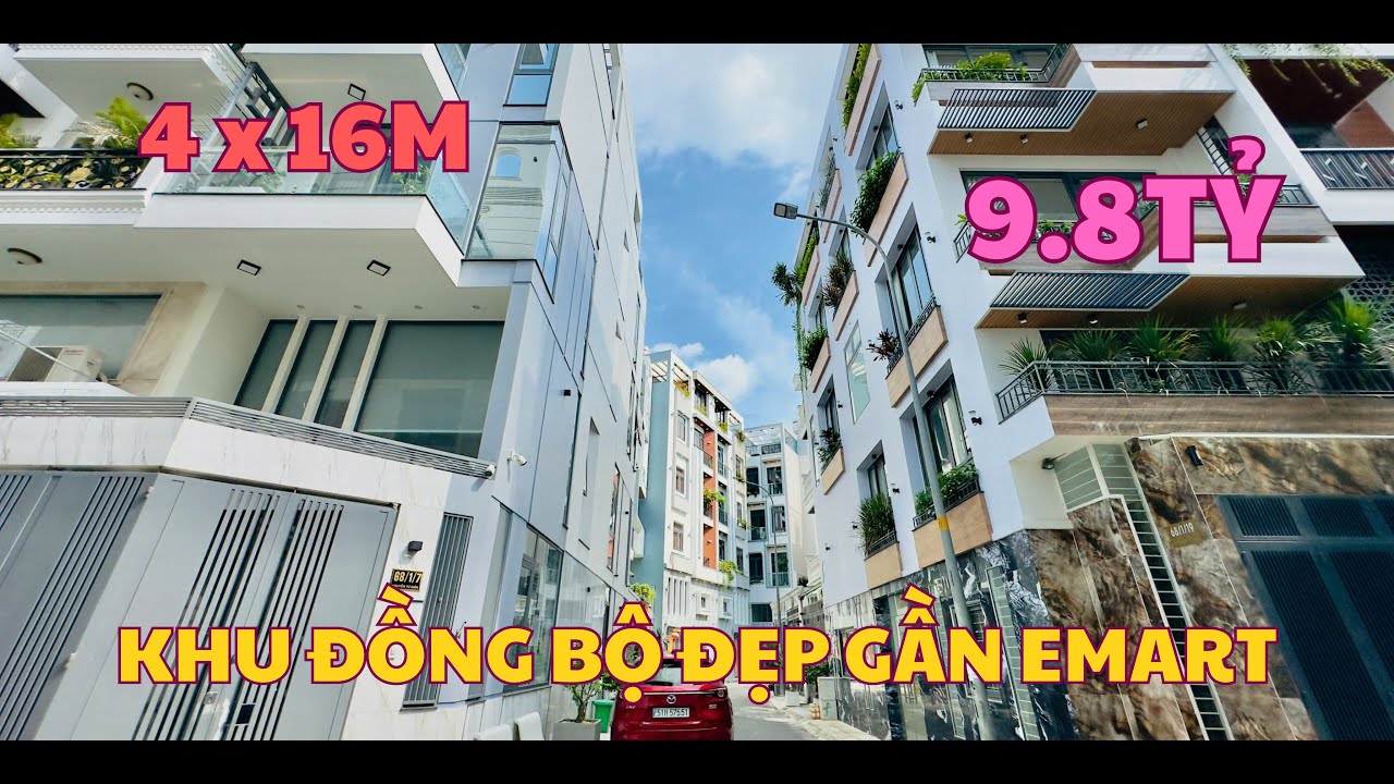 Bán nhà Gò Vấp - Tân Bình Khu đồng bộ đẹp 100 căn - sân bay Tân Sơn Nhất gần lắm - phân khúc 9ty ...