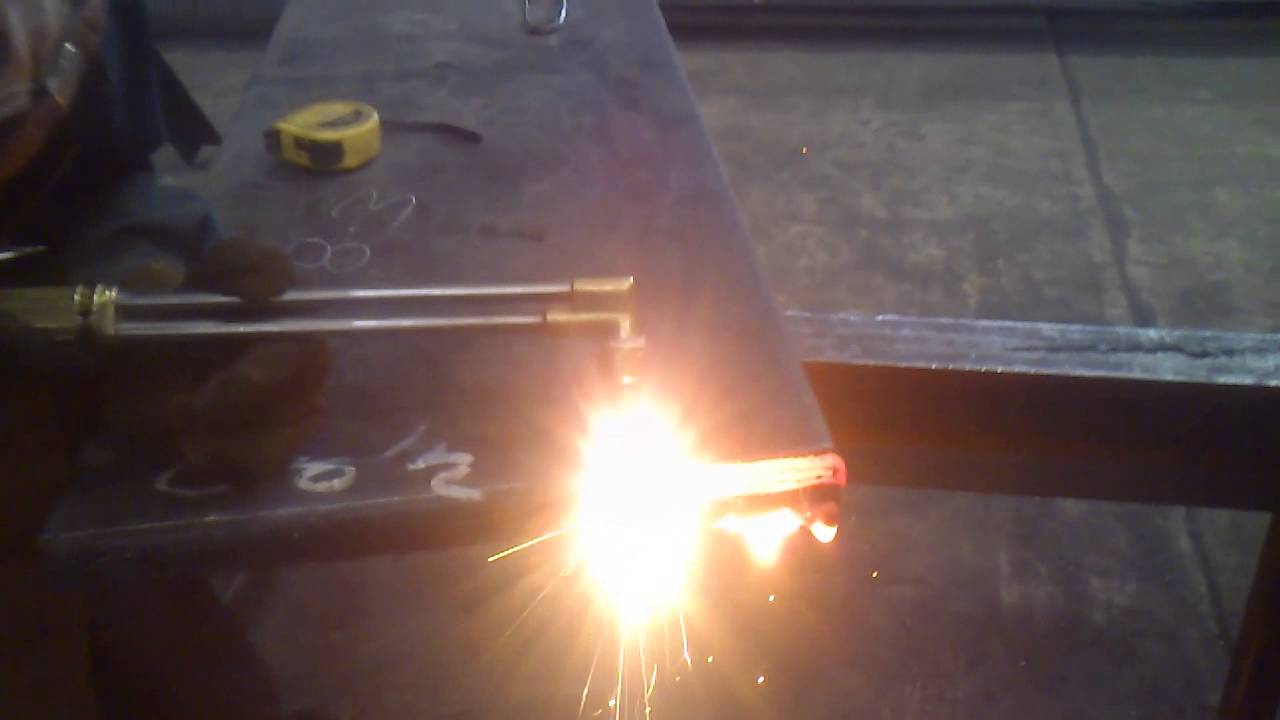 Cortando con soplete - YouTube