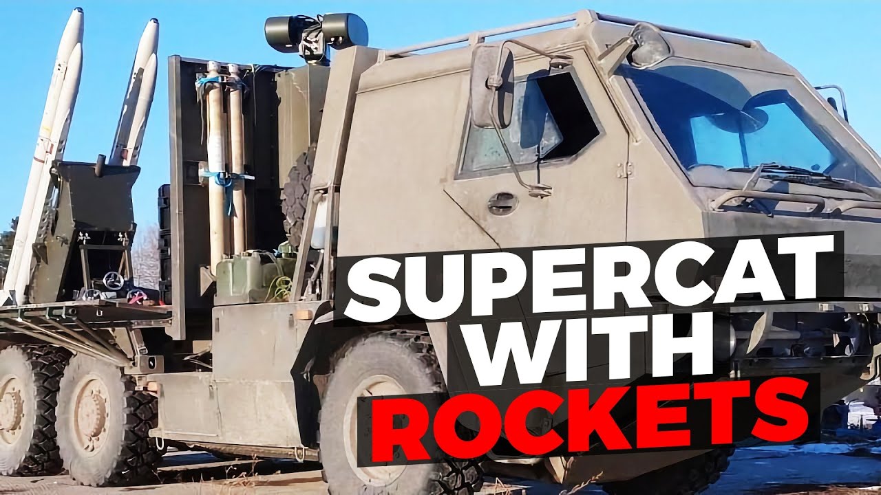 British anti-aircraft system based on a Supacat HMT truck and equipped ...