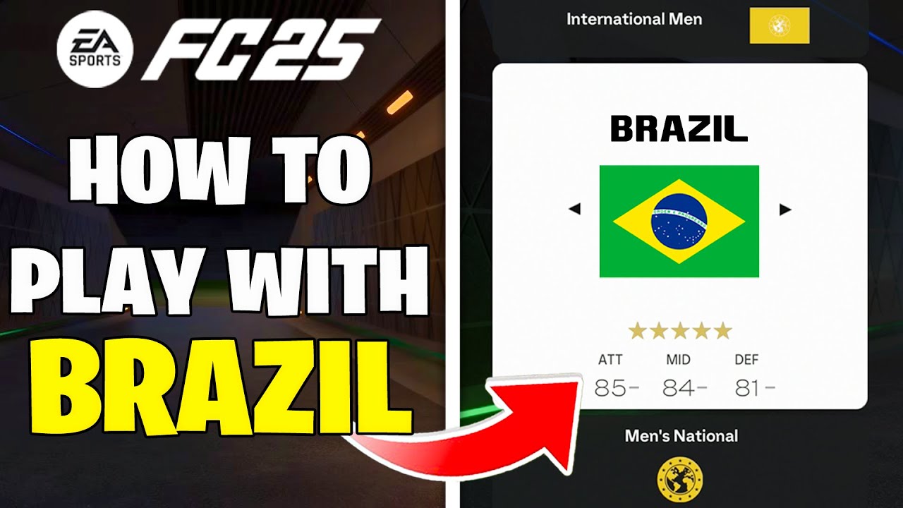 How to Play with Brazil in FC 25 - YouTube