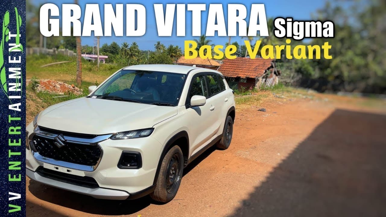 All New Grand Vitara Sigma Base Variant Detailed Malayalam Review ...