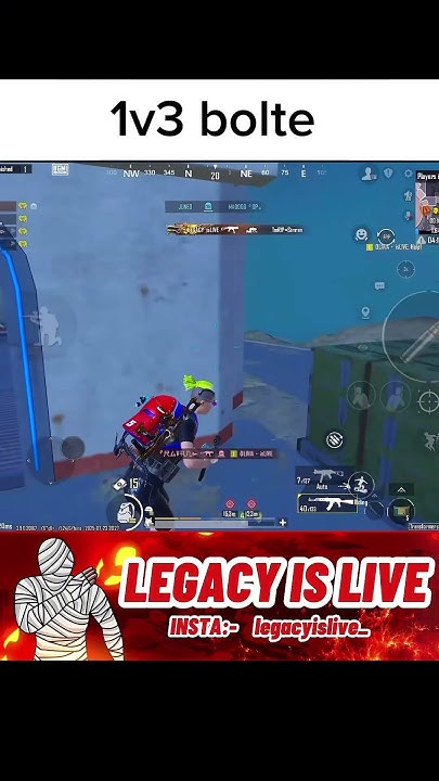 1v3 bolte 🔥#bgmi #bgmishorts #ytshorts #ytshortsindia #shortfeed #foryou @LEGACYISLIVE - YouTube