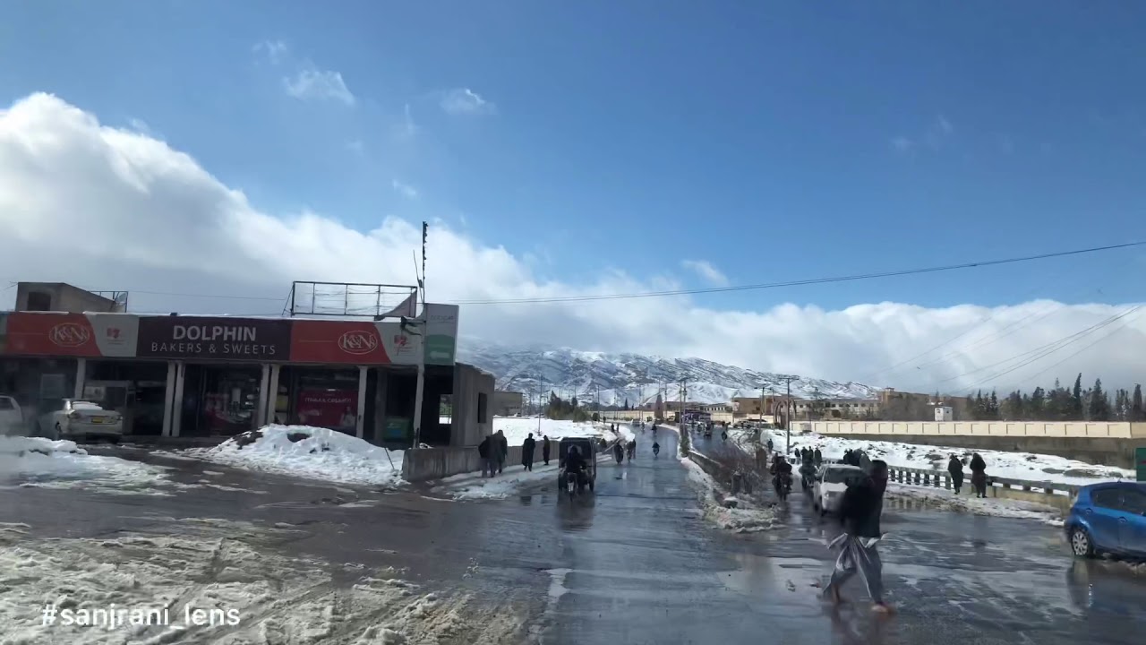 Quetta snowfall |January 13 2020| Brewery Road - YouTube