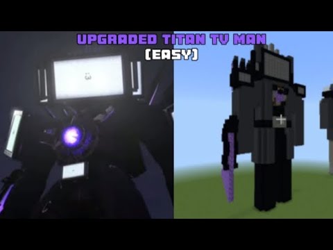 Minecraft: upgraded Titan Tv man Tutorial (easy) - YouTube