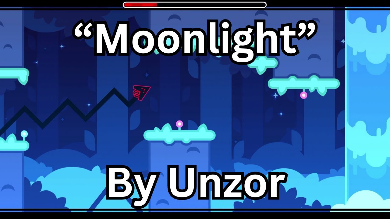 "Moonlight" by Unzor [Geometry Dash] - YouTube