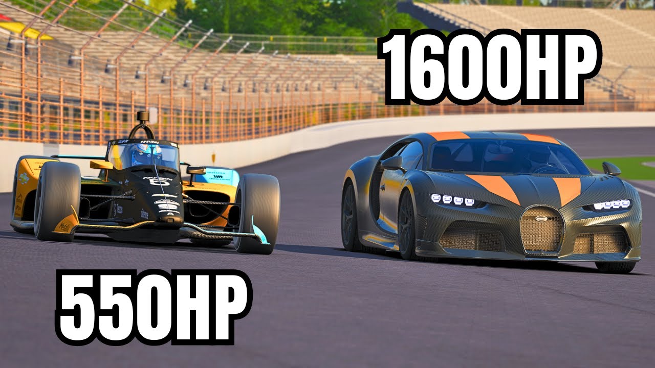 Is The BUGATTI CHIRON SS FASTER Than An INDYCAR At The Indianapolis is-the-bugatti-chiron-ss-faster-than-an-indycar-at-the-indianapolis
